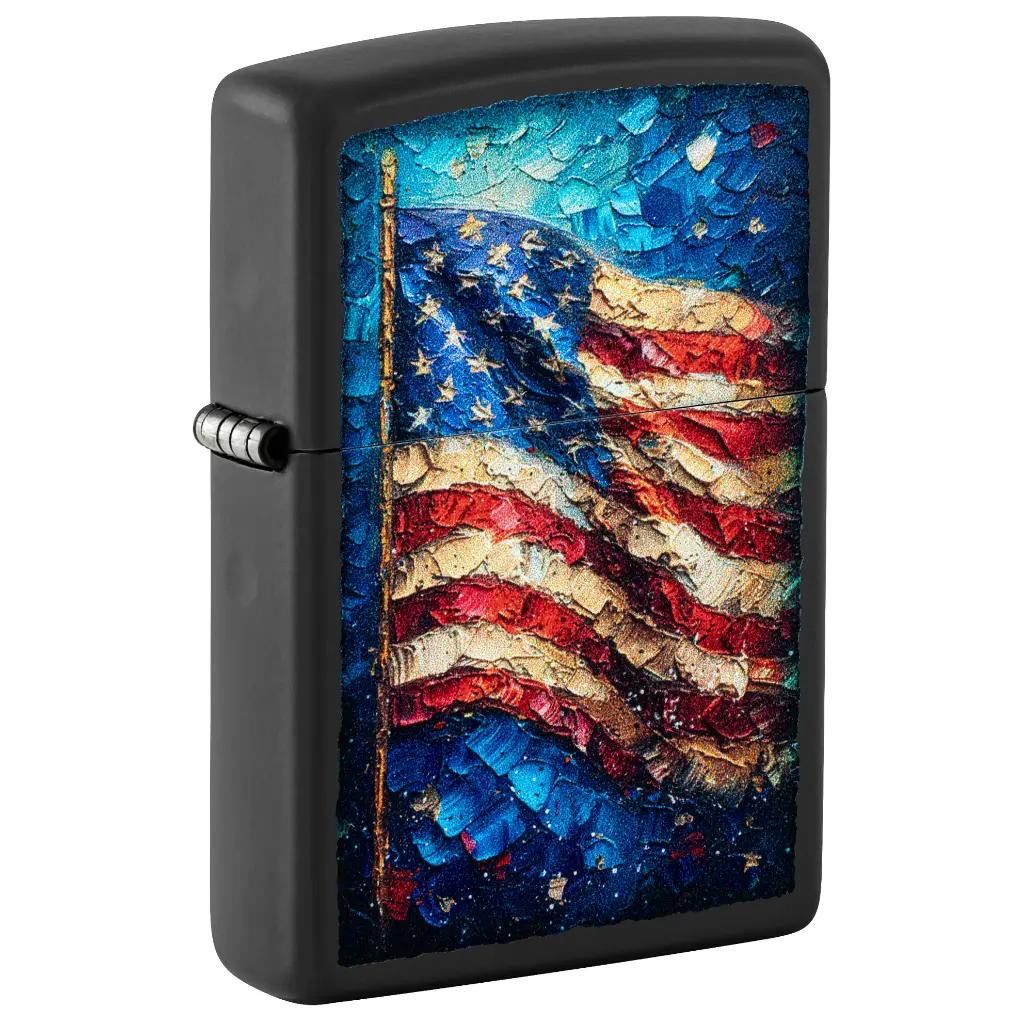 Painted Flag Design - ZIPPO - Top original American lighters